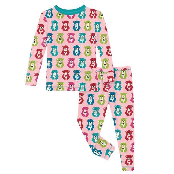 KICKEE | Pajamas | New Kickee Kids Print Long Sleeve Pajama Set In ...